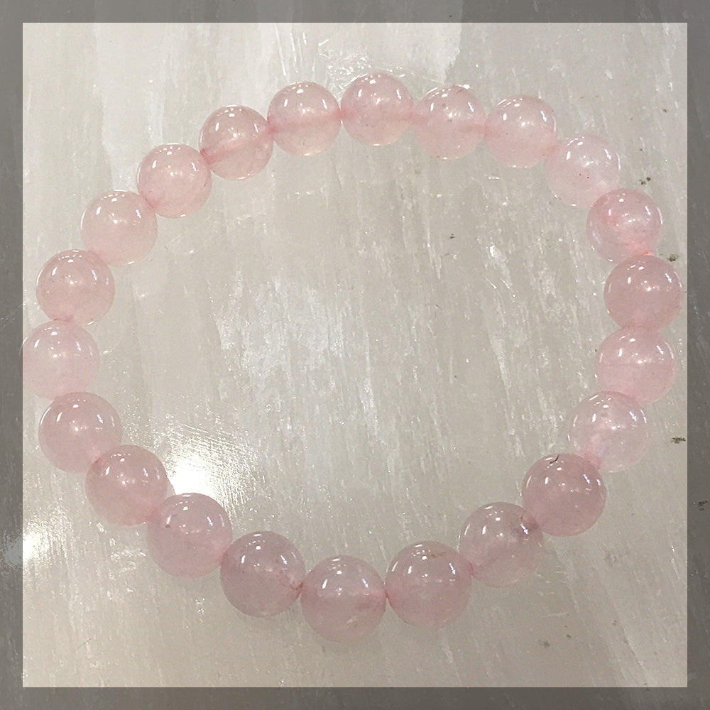 Bracelet, Rose Quartz, JBE003 – Avalon