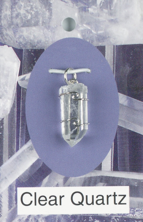 Clear Quartz Wire Wrap Pendant – Avalon