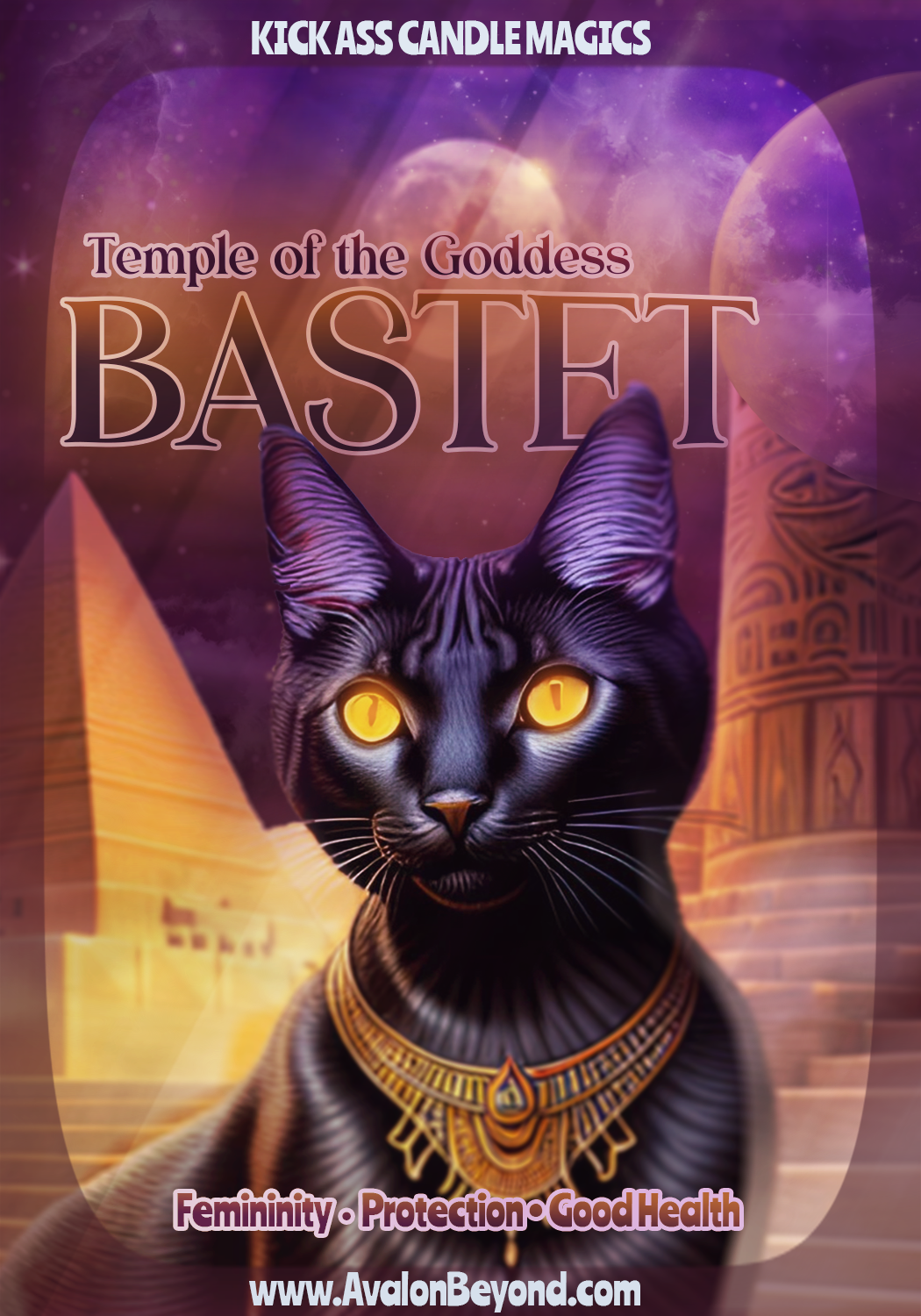 Kick Ass Goddess Bastet Candle – Avalon