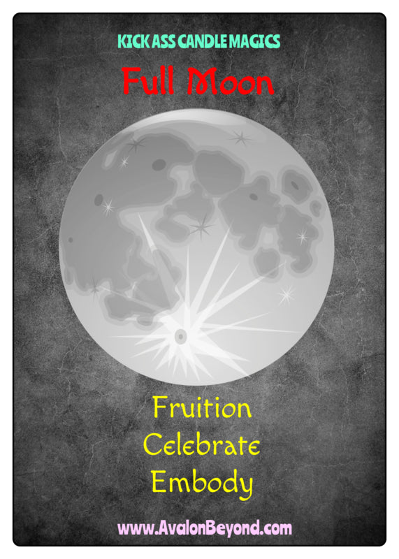 Kick Ass Full Moon Candle – Avalon